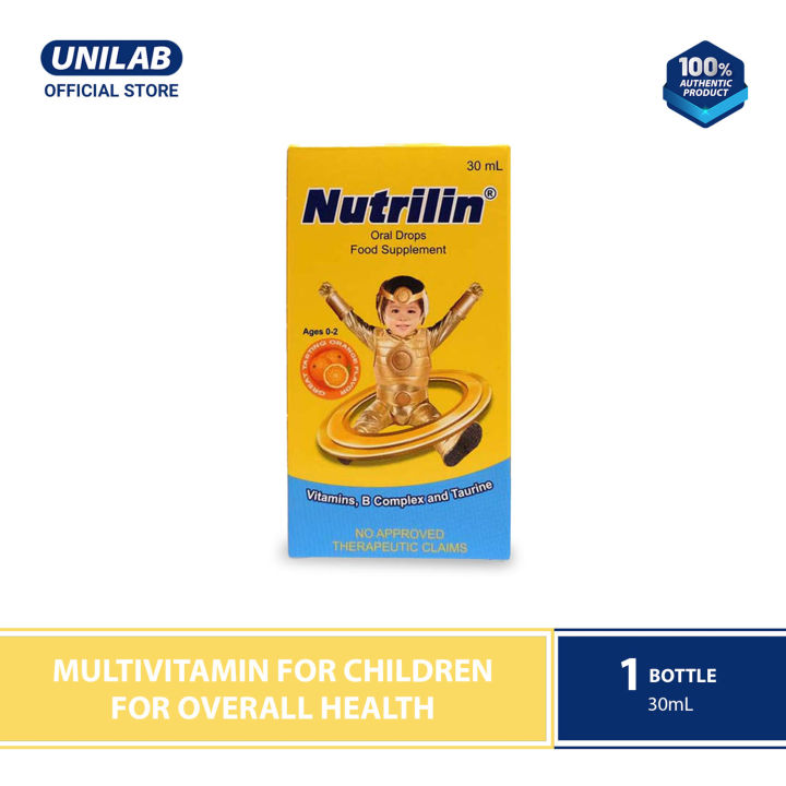 Nutrilin Drops 30mL Multivitamin For Children For Overall Health ...