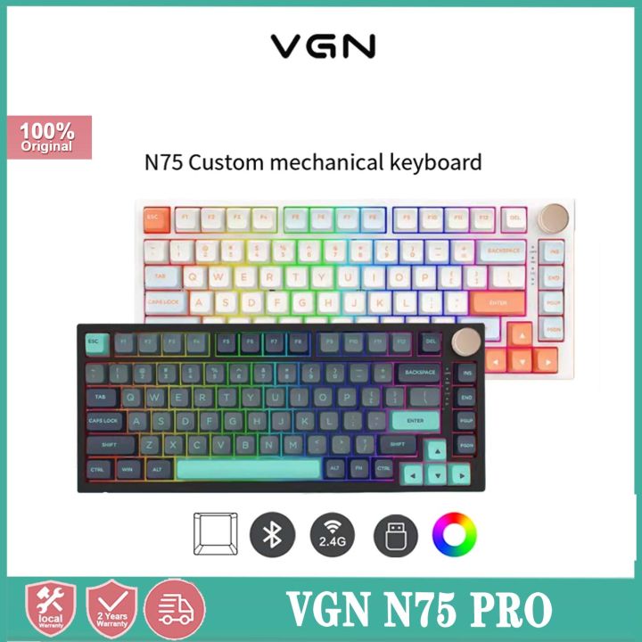 VGN N75 Pro Gaming Power disesuaikan Keyboard mekanikal dengan struktur ...