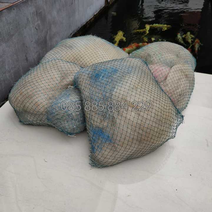 JARING NELAYAN BEKAS / JARING MEDIA FILTER KOLAM KOI TERBAIK 1KG ...