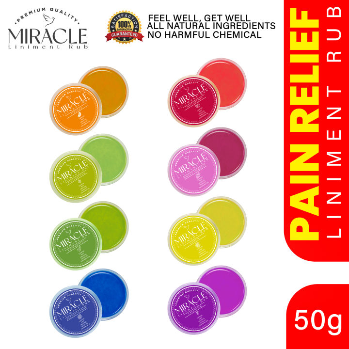 MIRACLE Original Liniment Rub Pain Relief 50g , Liniment pain relief ...