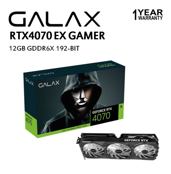 Get GALAX SONAR GAMING HEADSET with GeForce RTX4070 EX Gamer 12GB ...