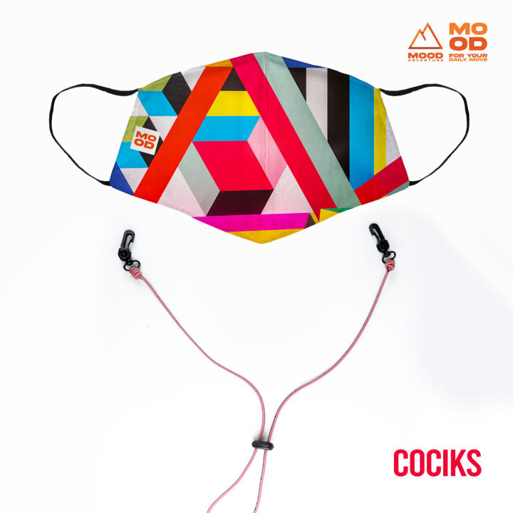 MOOD MASK MASKER EARLOOP KAIN MOTIF FULL PRINT – COCIKS by MOOD ...