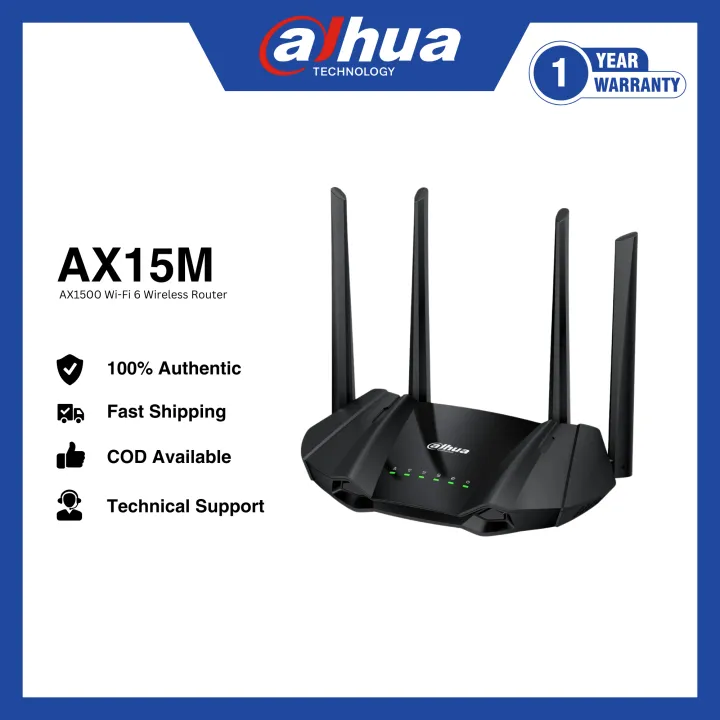 Dahua DH-AX15M AX1500 Wi-Fi 6 Wireless Router | Lazada PH
