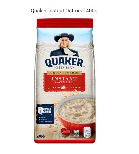 Quaker Instant Oatmeal 400g | Lazada PH