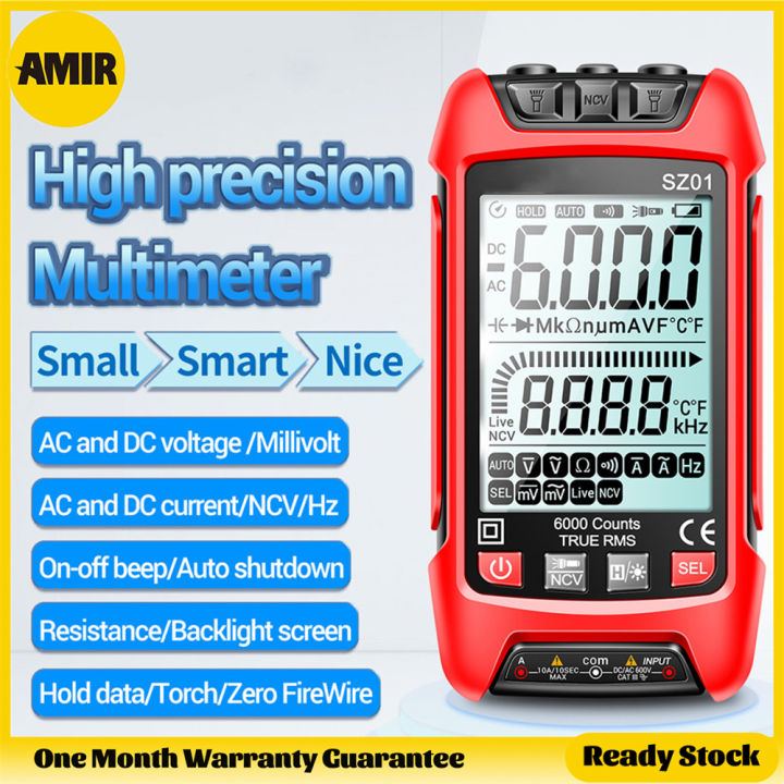 AMIR Digital Multimeter Voltmeter Ohmmeter Ammeter Intelligent Multi ...