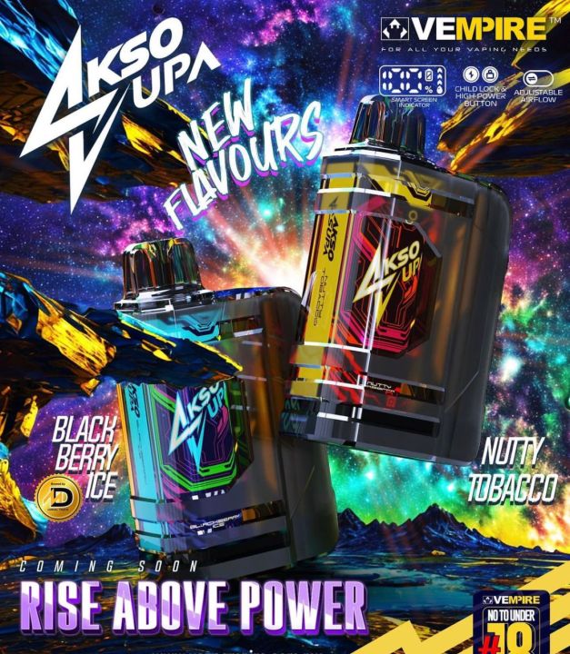 NEW ITEM | AKSO SUPA 9500 PUFFS | HOT ITEMM | CHILD LOCK | HIGH POWER ...