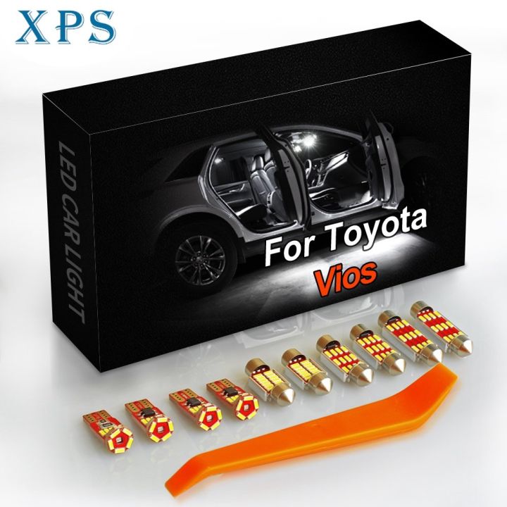 Xps Interior Led For Toyota Vios 2008 2020 Canbus Vehicle Bulb Indoor Dome Map Reading Trunk 