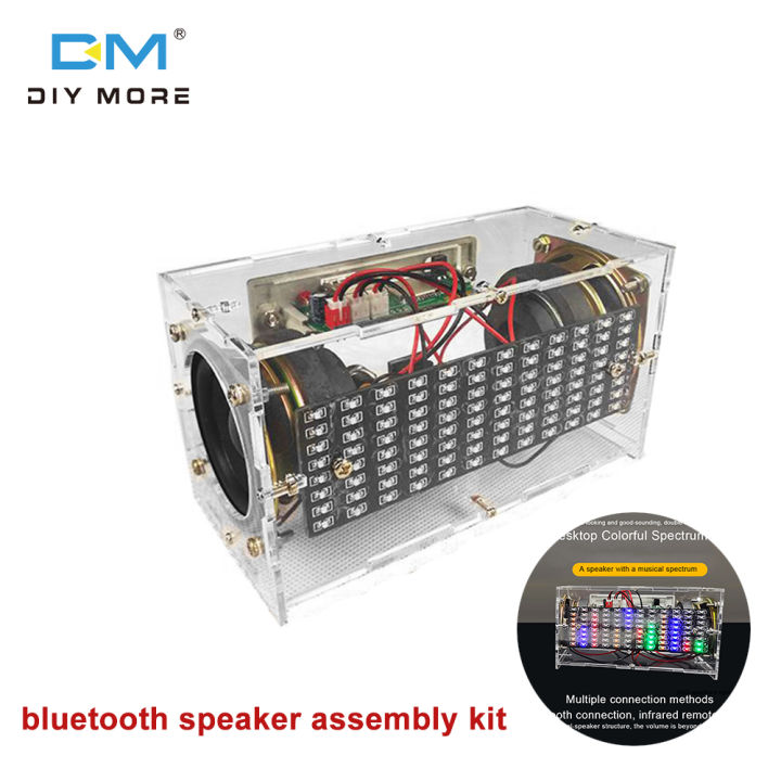 diymore Bluetooth Speaker Assembly Kit Music Voice Control Spectrum ...