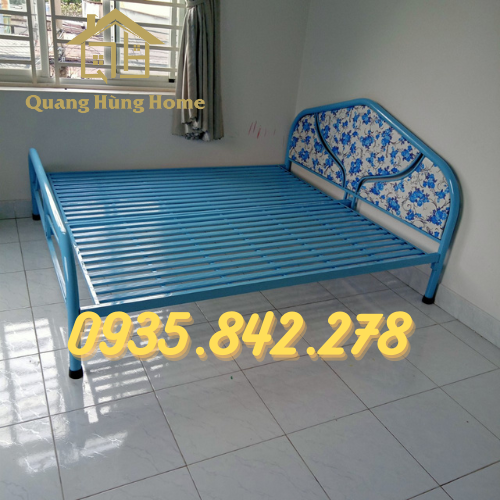 [Hỏa tốc HCM] Giường sắt ống tròn Tấn Phú nhiều màu giá rẻ giường sắt ...