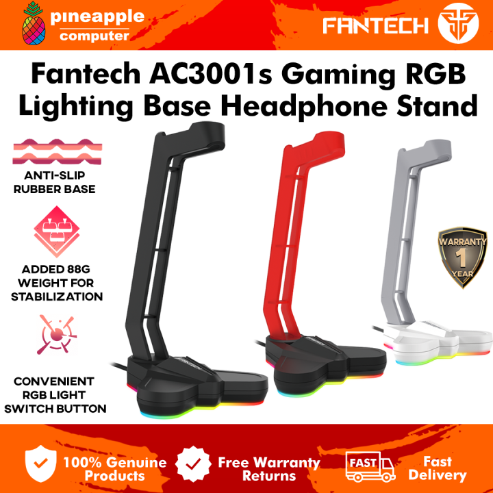 Fantech Chroma RGB Lighting AC3001s Tower Gaming RGB Headset Stand ...