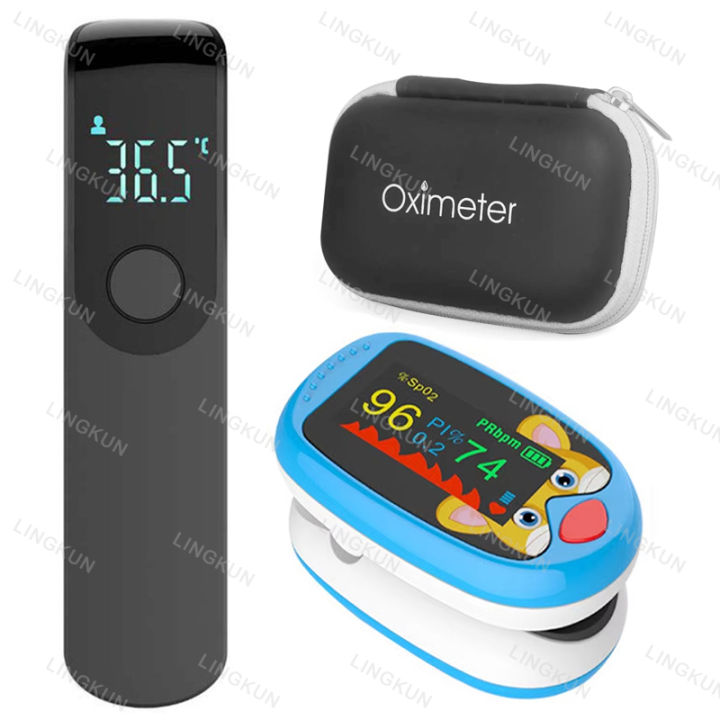 USB Pediatric Oximeter Finger Blood Oxygen Monitor for Children Pulse ...