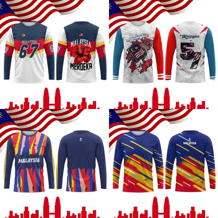merdeka t shirt T-shirt Merdeka Malaysia Day Jersey Theme Baju T-shirt ...