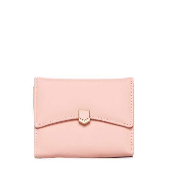 SM Accessories Fashion Girls Pastel Trifold Small Wallet in Pink ...