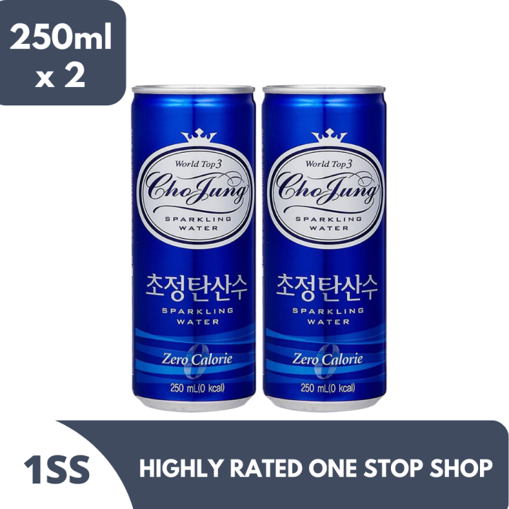 World Top 3 Cho Jung Sparkling Water 250ml x 2 | Lazada PH