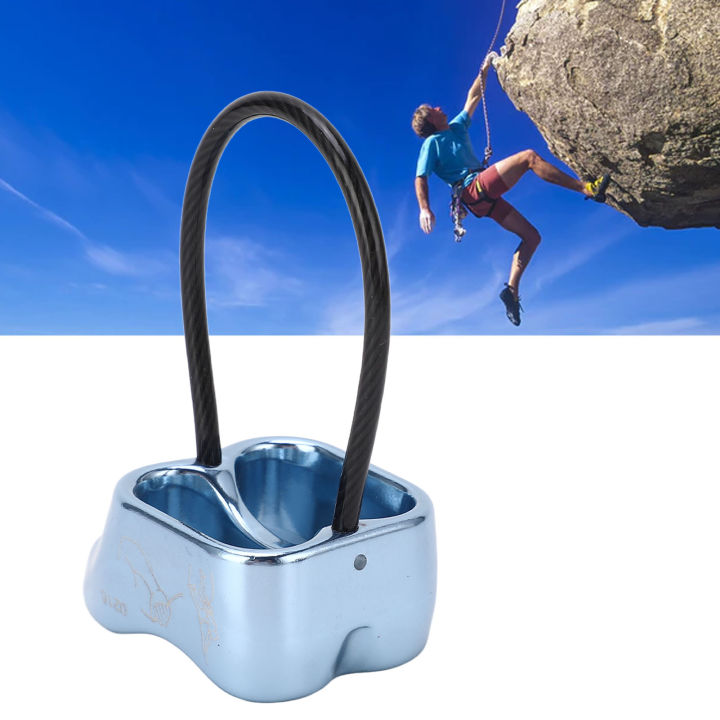 ATC Rappelling Descender Belay and Rappel Device Double Rope Hole for ...