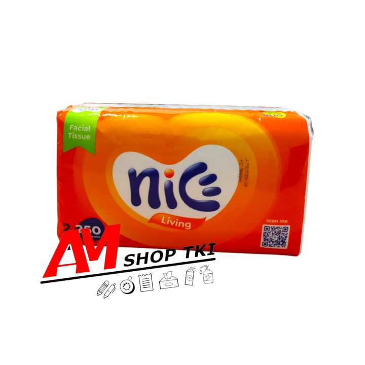 Facial Tissue Nice 1 pack x 250 Sheets 2 ply | Lazada Indonesia