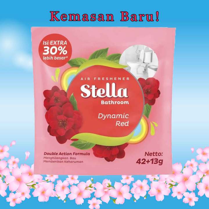 Stella Bathroom / Air Freshener / Passion Red / Dynamic Red 42g | Lazada Indonesia