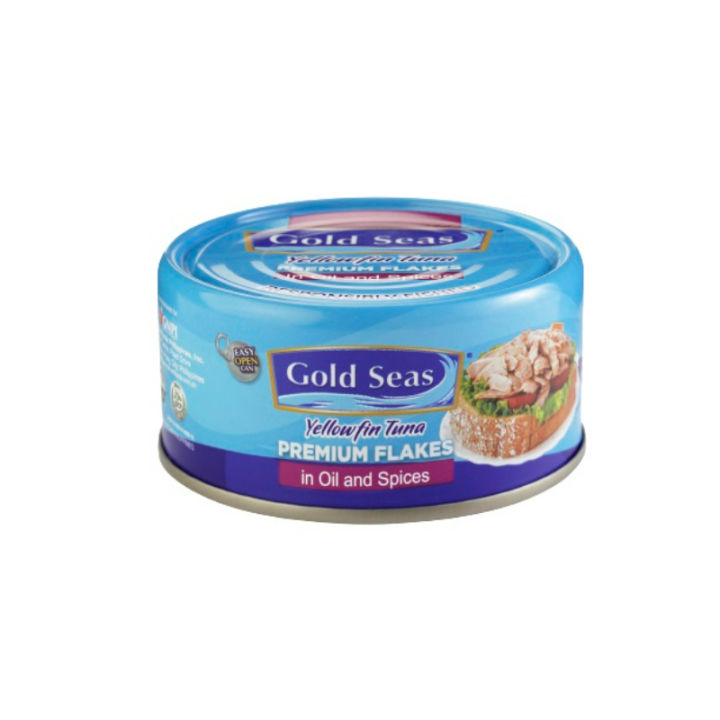 Gold Seas Premium Tuna Flakes in Oil and Spices 170g | Lazada PH