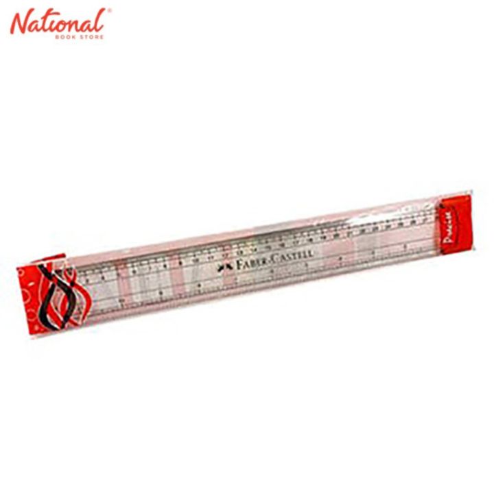 FABER CASTELL PLASTIC RULER 12IN | Lazada PH
