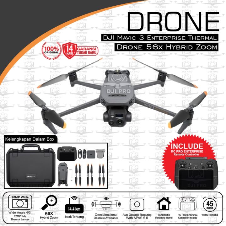 DJI MAVIC 3 ENTERPRISE DRONE - MAVIC 3E | Lazada Indonesia
