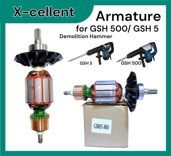 Armature Assembly for Demolition Hammer GSH 5/GSH 500 | Lazada PH