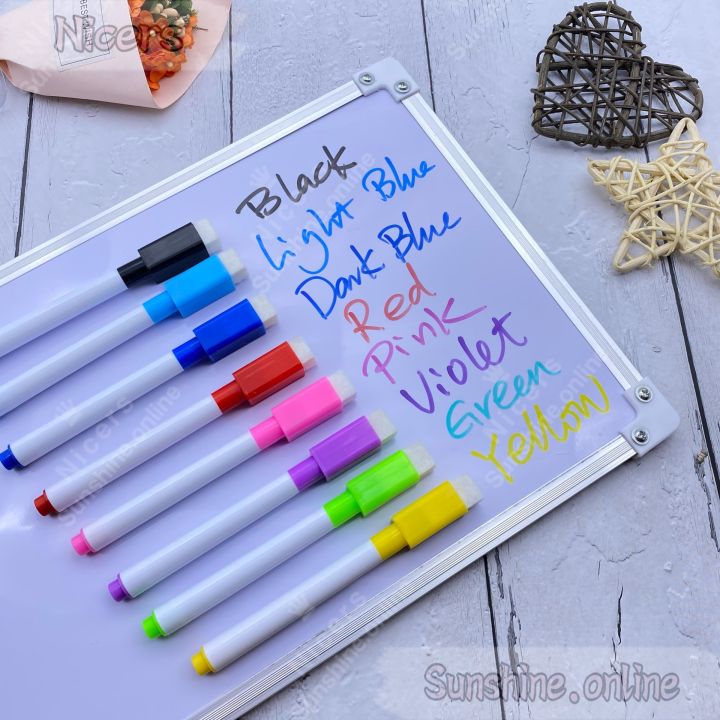 Colorful Color Ink White Board Marker W/Magnet W/Eraser | Lazada PH