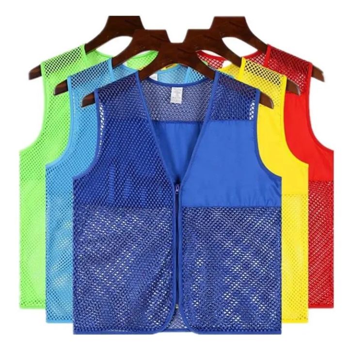【BUY 1 TAKE 1 GIFT】Reflective Striped Vest Large Mesh Promotional ...