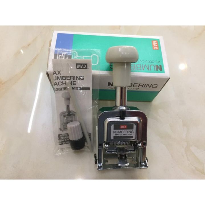 Dấu nhảy tự động 6 số Max N607 (hàng Nhật) - Dấu nhảy - Máy đóng số nhảy tự động, tự động nhảy ...