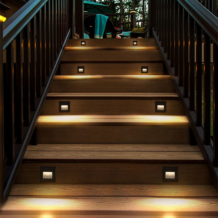 Outdoor waterproof IP65 LED foot lamp 3W wall lamp stairs outdoor ...