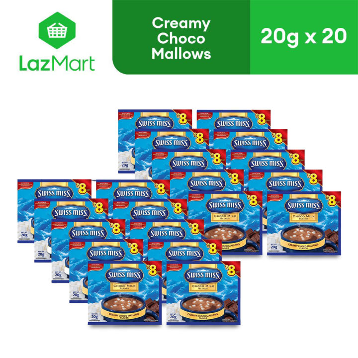 Swiss Miss Choco Milk Blends Creamy Choco Mallows Flavor Sachets 20g x ...