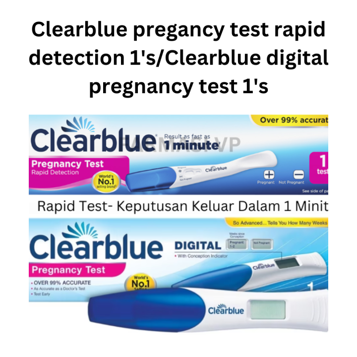 ClearBlue Clear Blue Digital UPT / Pregnancy Test TesPek Hamil (Early ...