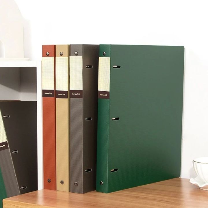 A4 File Folders Display Book 3 Hole Binder Folders Morandi Color ...