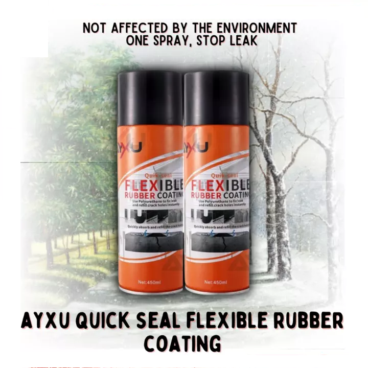 Quick Seal Flexible Coating REPAIR SPRAY 450ML leakproof | Lazada PH