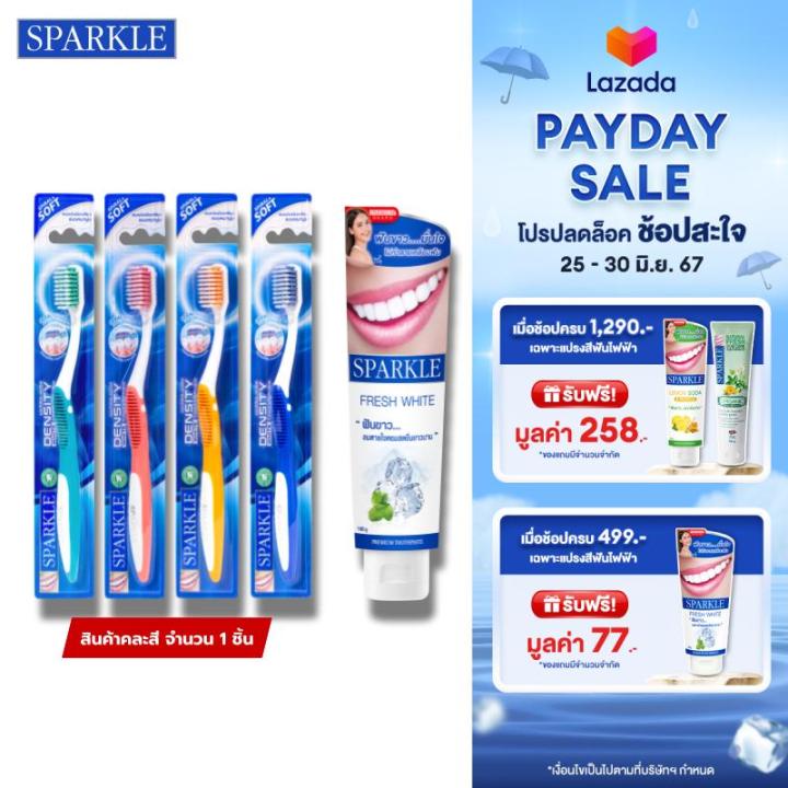 SPARKLE ULTRA HIGH DENSITY WHITE TOOTHBRUSH + SPARKLE WHITE TOOTHPASTE ...