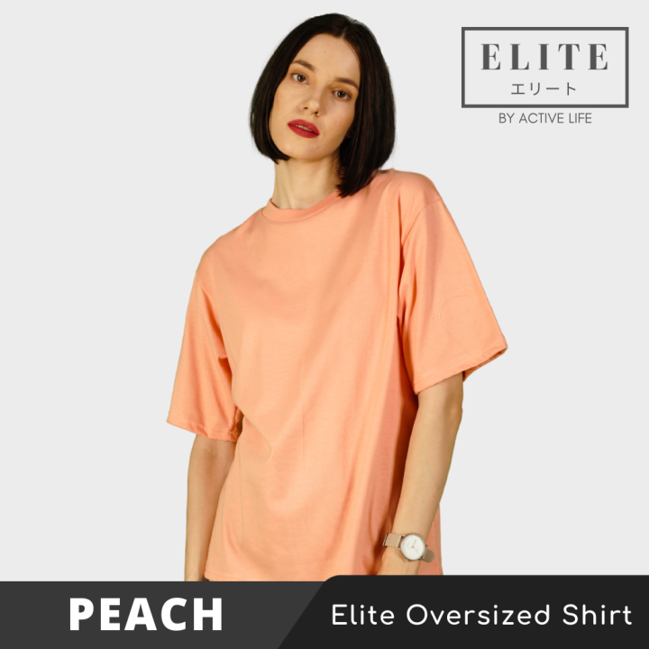 Active Life Elite Oversized Shirt - Peach | Lazada PH