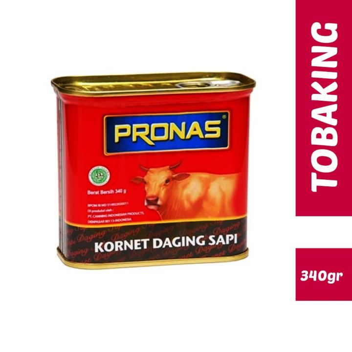 PRONAS Kornet Kaleng Daging Sapi KOTAK 340g / Corned Beef Pronas 340 ...