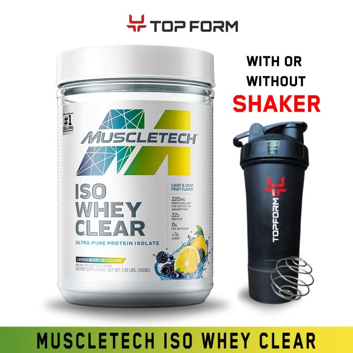 Muscletech Iso Whey Clear -Protein Isolate(1.1lbs) | Lazada PH