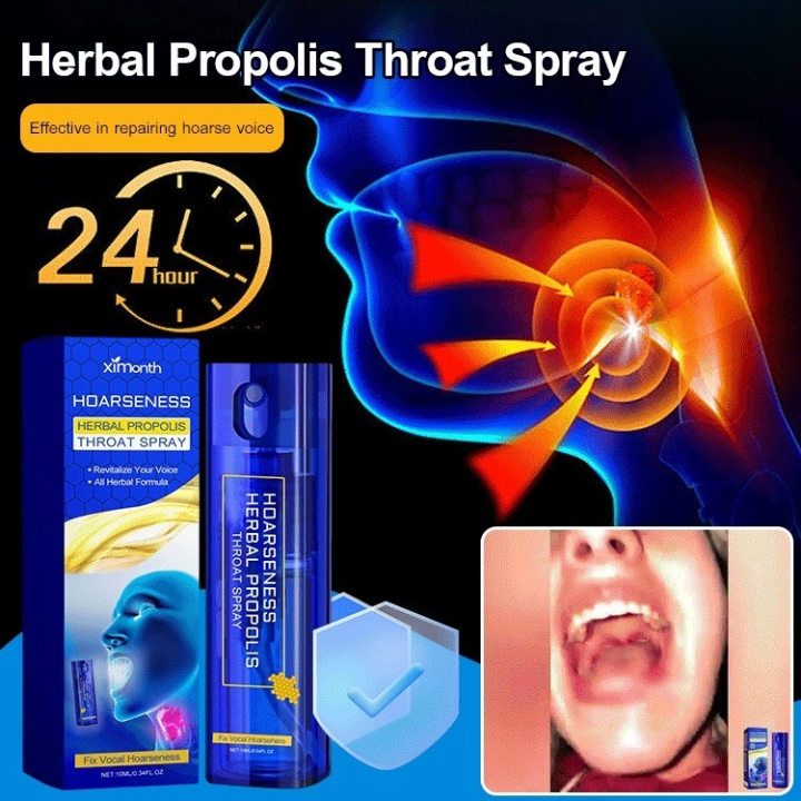 Sore Throat Care Spray Herbal Cough Relief Propolis Spray | Lazada PH