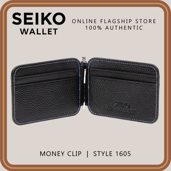 Seiko Wallet - Genuine Leather Money Cash Clip -1605 | Lazada PH