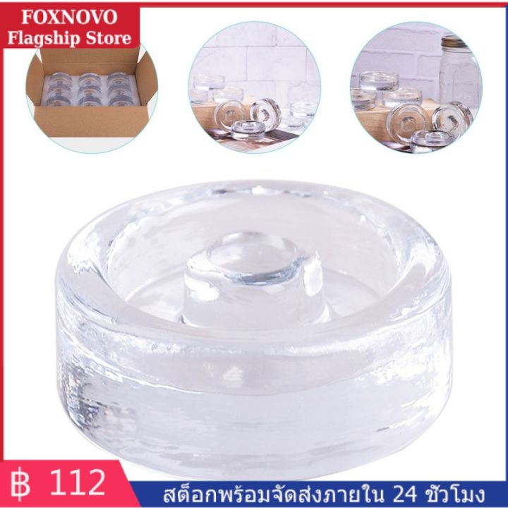 Foxnovo Fermented Glass Weights Airlocks Heavy Fermenting Lids Kit