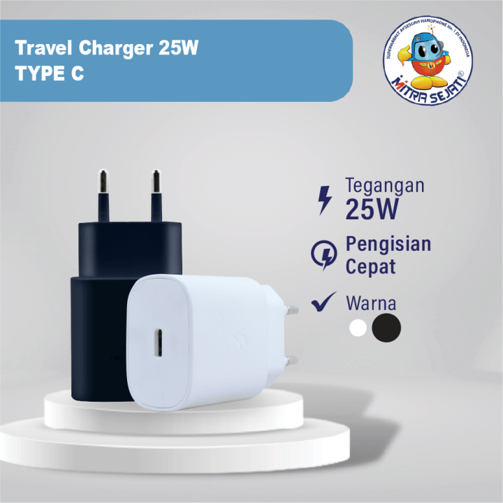 Kepala Charger USB C 25W Samsung Super Fast Charging-AKTC25WPDSA ...
