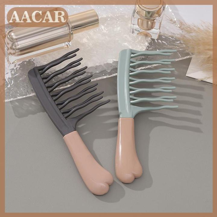 AACAR 1 chiếc lược chải răng rộng hai hàng dụng cụ Tạo Kiểu Lông Xoăn ...