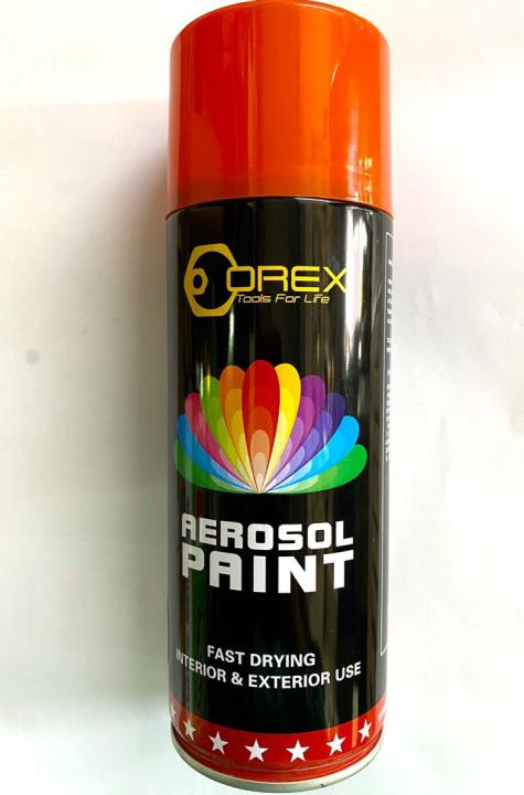 OREX SPRAY PAINT-TANGERINE ALL PURPOSE COLORS (400ML)OREX SPRAY PAINT-TANGERINE ALL PURPOSE ...