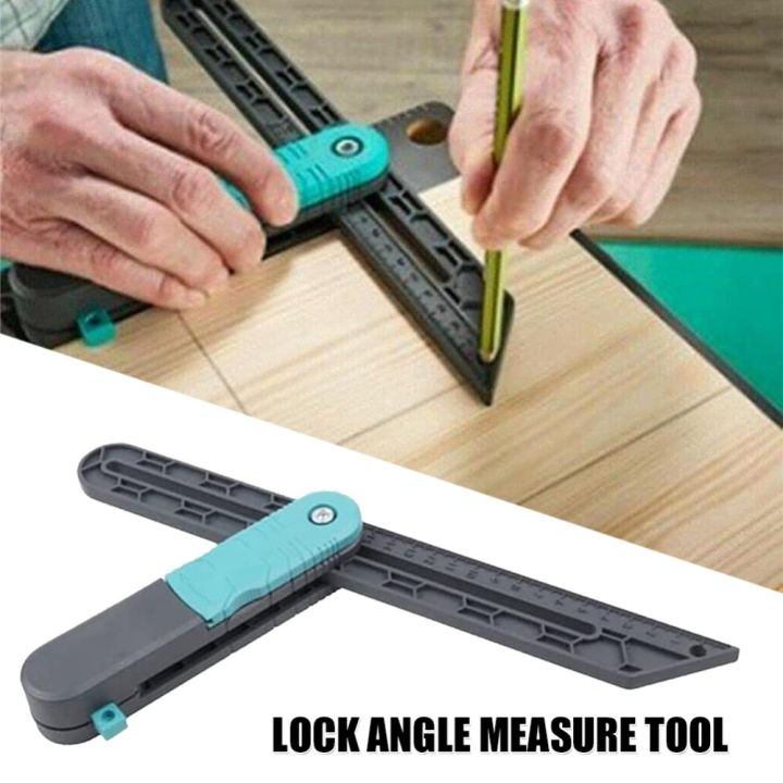 USEFUL TOOL Protractor Tool Lock Angle Goniometer Angular Bevel Gauge Marking Gauge Edge Rule ...