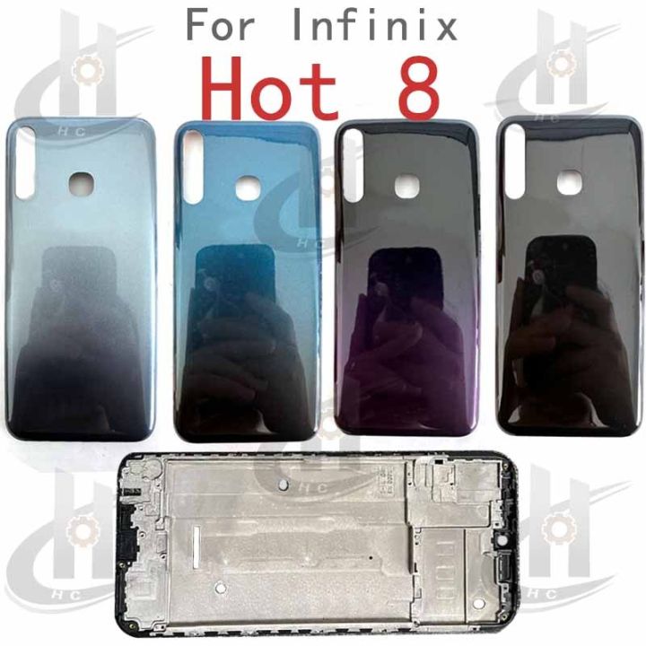 For Infinix Hot 8 X650 X650B X650C X650D Battery Back cover Housing ...