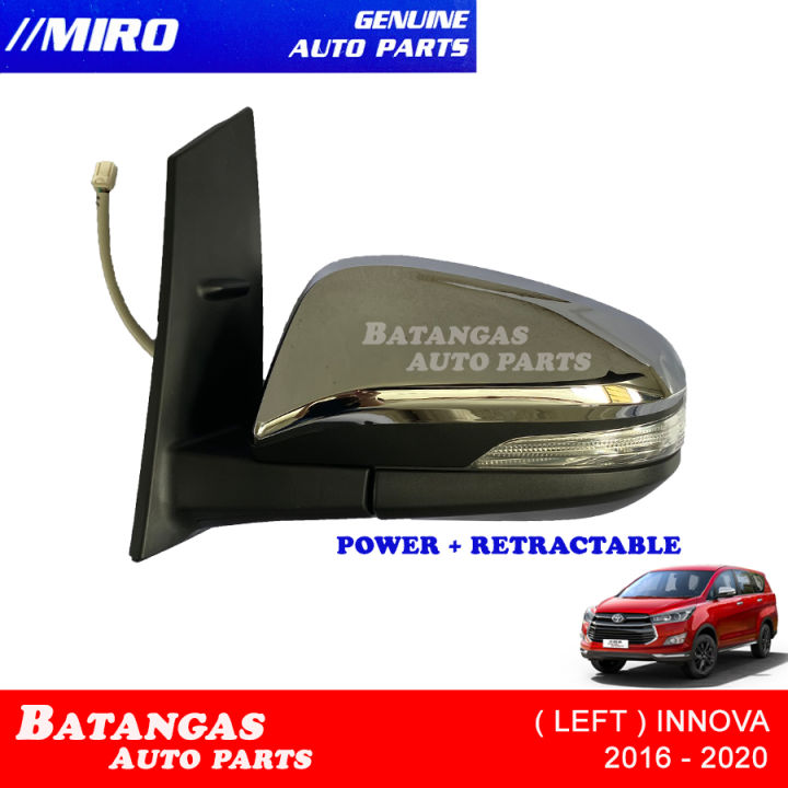 SIDE MIRROR FOR TOYOTA INNOVA 2016-2020 POWER + RETRACTABLE + LAMP ...