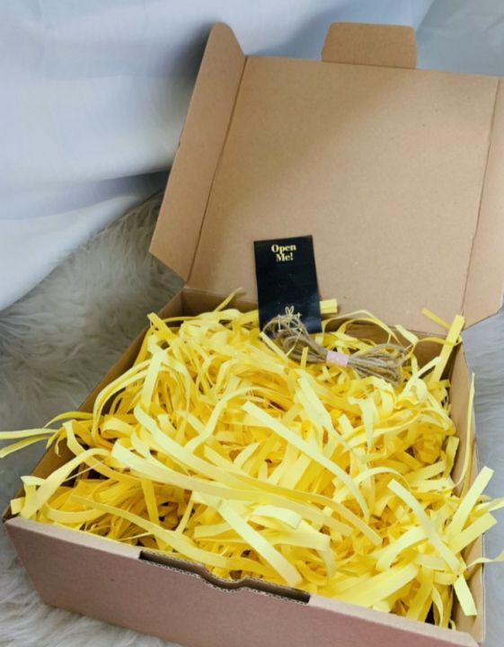 Kertas warna kuning shredded paper kertas serut kertas cacah potong 100 ...