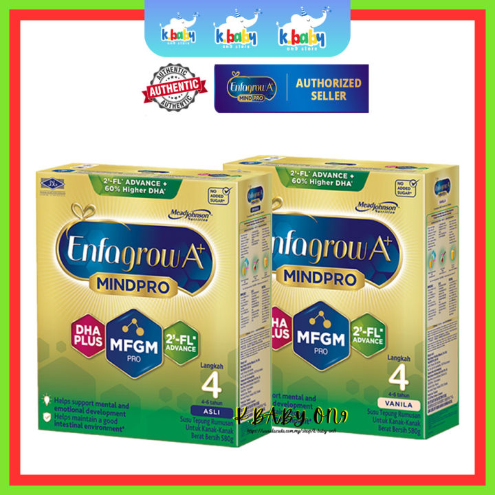Enfagrow A+ MindPro Step 4 Original / Vanilla - 580g (Milk Formula ...