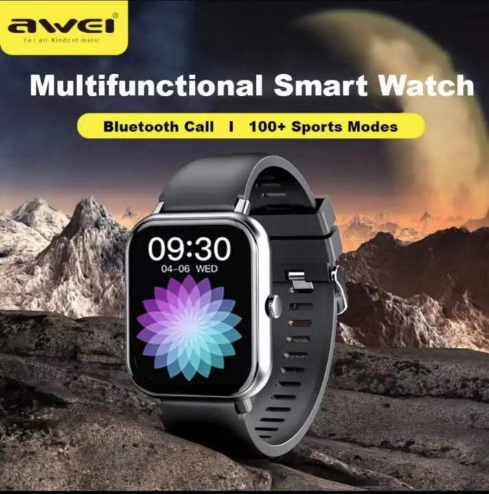 Awei H25สมาร์ทวอท์ชหน้าจอขนาด1.83นิ้ว,โทรผ่านบลูทูธหน้าจอสัมผัสเดียวกัน ...