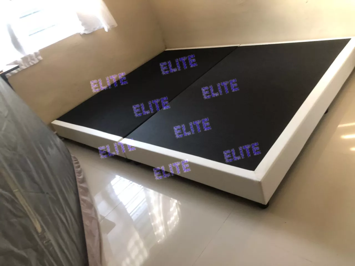 Katil Putih Kulit PVC Single / Super Single / Queen / King | Lazada